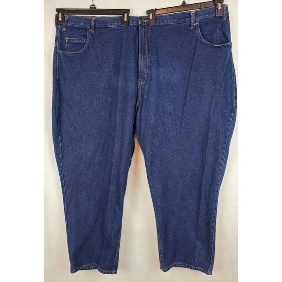 Aramark | Jeans | Aramark Mens Big 56 X 3 Dark Blue 5 Pocket Straight ...